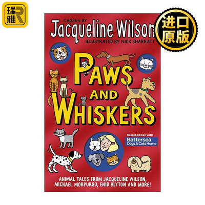 英文原版 Paws and Whiskers 爪子和胡须 杰奎琳·威尔逊儿童故事书 英文版 进口英语原版书籍
