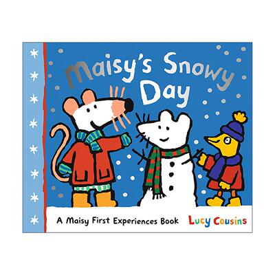 英文原版 Maisy's Snowy Day 小鼠波波的下雪天 儿童启蒙认知绘本 生活体验 Lucy Cousins 英文版 进口英语原版书籍