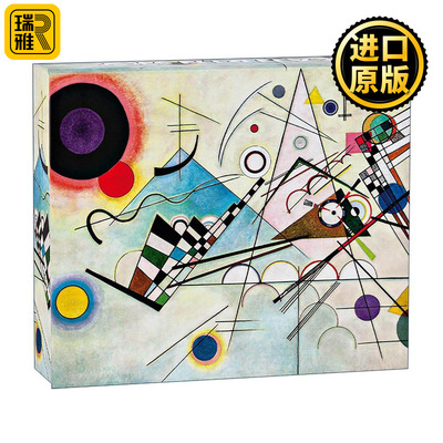 英文原版 Kandinsky QuickNotes 康定斯基速记卡片 teNeues艺术主题盒装明信片 英文版 进口英语原版书籍