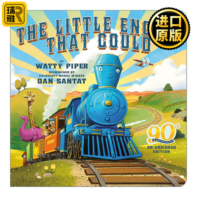 英文原版 The Little Engine That Could 勇敢的小火车头做到了 90周年纪念删节版 儿童经典绘本 Watty Piper 进口英语原版书籍