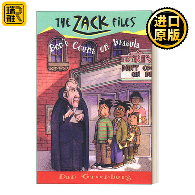 The Zack Files 21: Don't Count on Dracula 札克档案系列21 儿童冒险章节桥梁书 Dan Greenburg