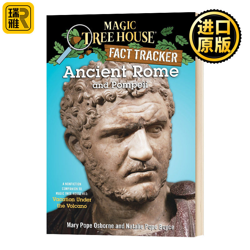神奇树屋小百科系列14古罗马与庞培英文原版 Magic Tree House Ancient Rome and Pompeii MTHFT ...