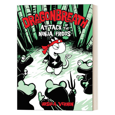 英文原版 Dragonbreath #2 龙吸系列2 精装 全彩儿童幽默漫画桥梁章节小说 中小学课外英语读物 Ursula Vernon