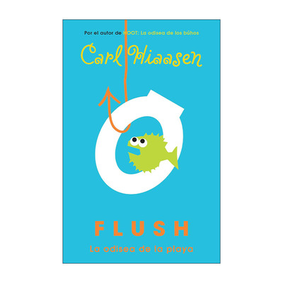 原版 Flush La odisea de la playa Flush 脸红 神奇大冒险系列 西班牙语版 猫头鹰的叫声作者 纽伯瑞奖得主Carl Hiaasen 进口书籍