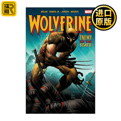 英文原版 Wolverine Enemy of the State 金刚狼 国家公敌 新印版2 漫威漫画 Mark Millar 英文版 进口英语原版书籍