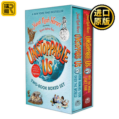 英文原版 Unstoppable Us The Two-Book Boxed Set 势不可挡的人类2册盒装套装 我们如何掌控世界 不可阻挡的我们 人类简史 儿童