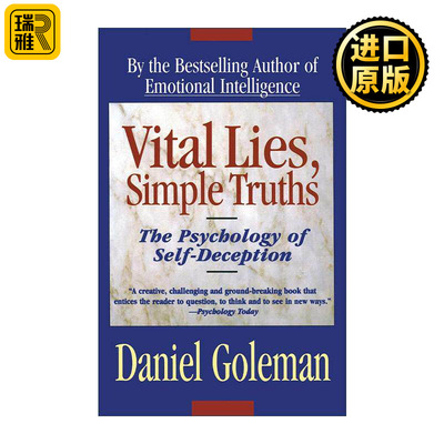 英文原版 Vital Lies Simple Truths 心智重塑 自欺人生新解读 英文版 进口英语原版书籍