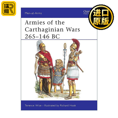 英文原版 Armies of the Carthaginian Wars 265–146 BC 迦太基战争中的军队 历史上的军队系列 英文版 进口英语原版书籍