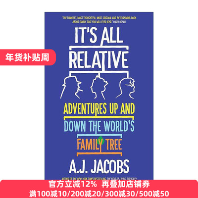 英文原版 It's All Relative 万物的奇妙亲缘 世界家谱的追踪与探索之旅 英文版 进口英语原版书籍