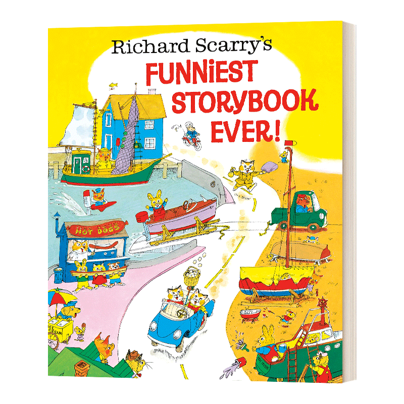 斯凯瑞 好笑的故事书 Funniest Storybook Ever 精装 Richard Scarry儿童绘本