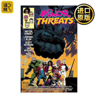 英文原版 Minor Threats Volume 1 A Quick End To A Long Beginning 次要威胁系列1 从漫长开端到快速结束 漫画 进口英语原版书籍