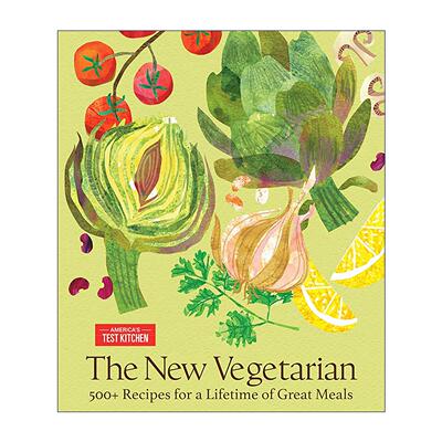 英文原版 The New Vegetarian 新式素食大全 500道四季家常菜食谱 健康料理指南 精装 英文版 进口英语原版书籍