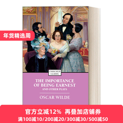 英文原版 The Importance of Being Earnest and Other Plays
