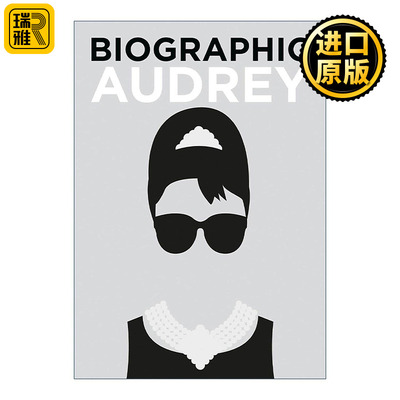 英文原版 Biographic Audrey 奥黛丽赫本 信息图表式精装名人传记 英文版 进口英语原版书籍