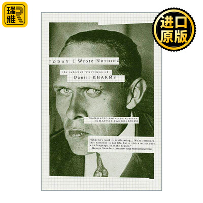 英文原版 Today I Wrote Nothing 今天我什么都没写 俄国作家Daniil Kharms作品选集 英文版 进口英语原版书籍