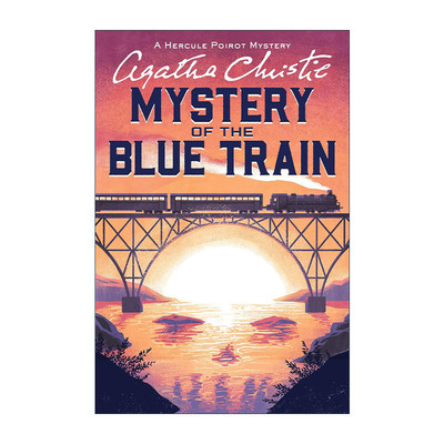 英文原版 The Mystery of the Blue Train The Official Authorized Edition 蓝色列车之谜 阿加莎侦探小说 波洛系列 英文版