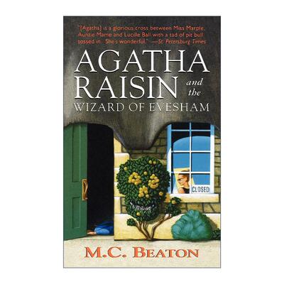 英文原版 Agatha Raisin and the Wizard of Evesham 伊夫舍姆的术士 阿加莎·瑞森探案集 英文版 进口英语原版书籍
