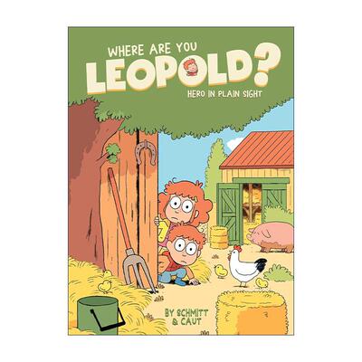 英文原版 Where Are You Leopold 利奥波德你在哪 卷二 雅思词汇漫画书 英文版 进口英语原版书籍