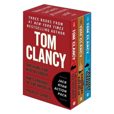 英文原版 Tom Clancy's Jack Ryan Boxed Set 汤姆·克兰西经典三册盒装套装 猎杀红十月号 爱国者游戏 英文版 进口英语原版书籍
