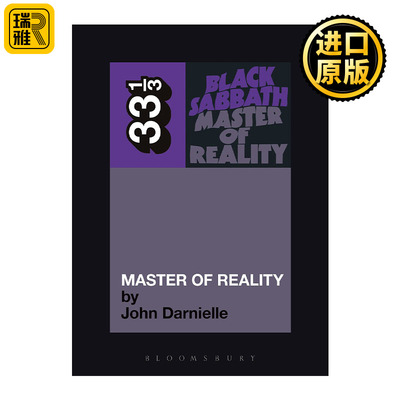 Black Sabbath's Master of Reality 黑色安息日 现实之主 33 1/3经典音乐系列