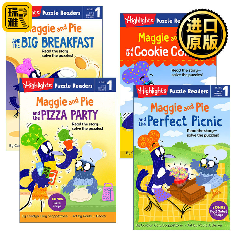 Maggie and Pie 4 Highlights Puzzle Readers Level 1_虎窝淘