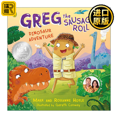 英文原版 Greg the Sausage Roll Dinosaur Adventure 香肠卷格雷格 恐龙冒险 育儿网红LadBaby绘本 英文版 进口英语原版书籍