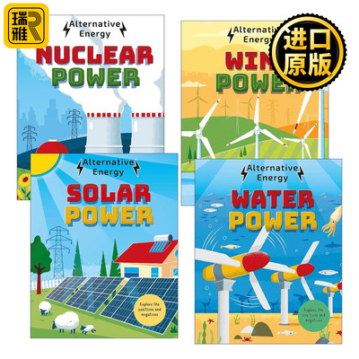 英文原版 Alternative Energy 替代能源系列4册 儿童科普百科绘本 英文版 进口英语原版书籍