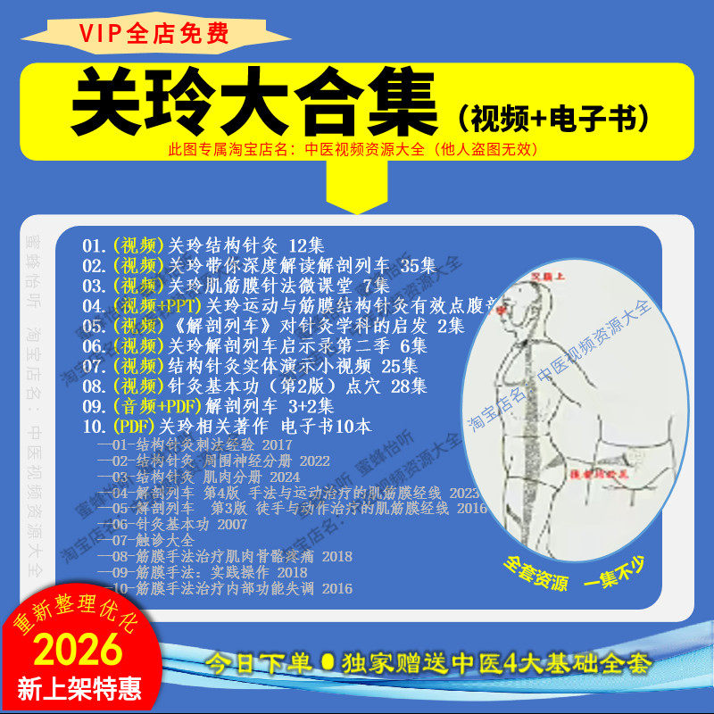 关玲结构针灸肌筋膜针法中医视频全集