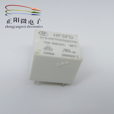 HF3FD-012-HSTF 直插 DIP4 10A 250V 功率继电器 HF3FD012ZSTF