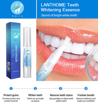 跨境现货Lanthome Speed Gel Teeth Whitening pen kit洁牙笔