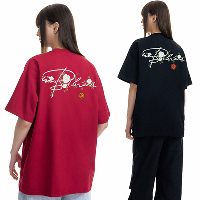 MBD小恶魔笑脸短袖T恤男女同款宽松休闲半袖百搭体恤流潮牌高街夏