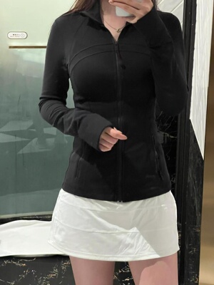 define紧身收腰立领高弹力瑜伽服