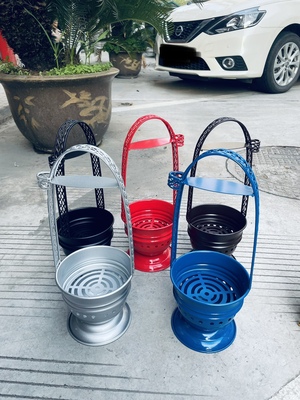 hookah charcoal basket阿拉伯水烟餐厅碳篮装椰壳炭中号手提碳篮