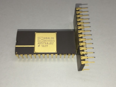 直插 AD574AJD AD574AJDZ  DIP-28 12位模数转换器  镀金