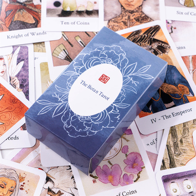 唯美白牡丹塔罗牌 the botan tarot 手感升级版卡牌