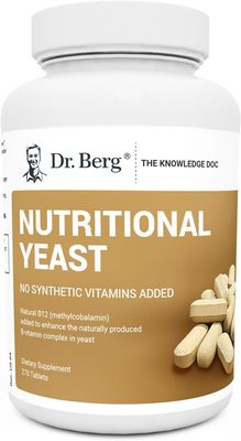 美国代购Dr. Berg Nutritional Yeast Tablets – Natural B12 Ad