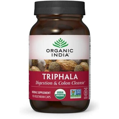 美国代购Organic India Triphala Herbal Supplement - Digestion