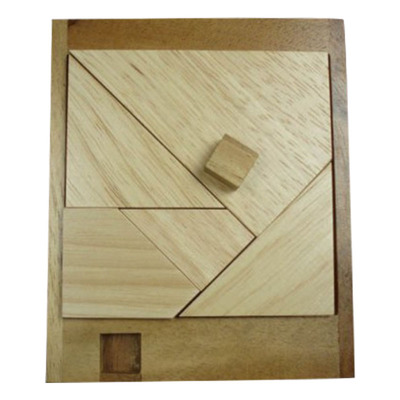 NoFit消失的正方形木质益智拼图