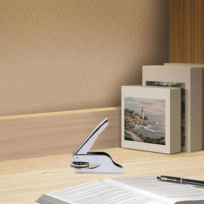 Book Embosser Metal Library Book Embosser Seal Stamp For