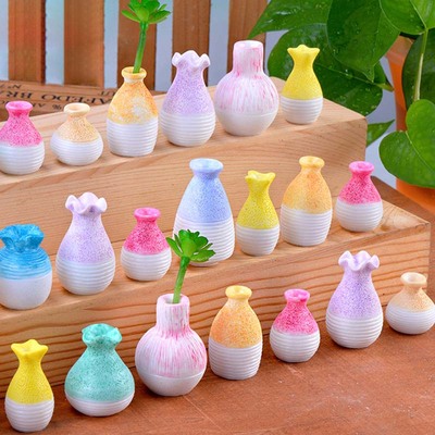 桌面盆栽可爱风微景观树脂工艺品