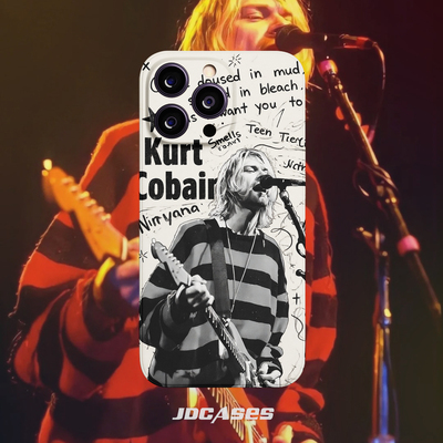 柯特科本涅槃乐队 16promax手机壳小众菲林壳防摔苹果17全包软壳安卓