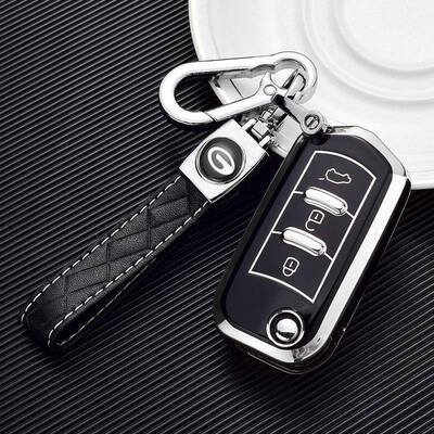 传祺GS4钥匙套GS3新M6 GA4老款折叠专用车钥匙包GA6扣GS5壳男女式