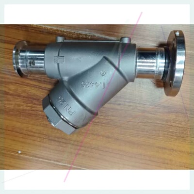 议价MU盖米角座过滤器，1.4435 PN25，DN40