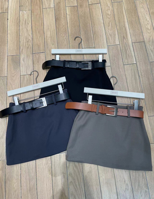 纯色简约防走光内衬半身裙