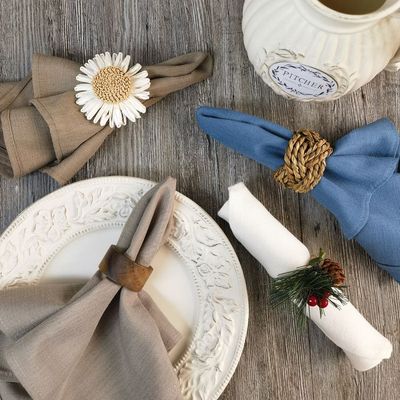 厚实餐巾布美式乡村禅意棉麻