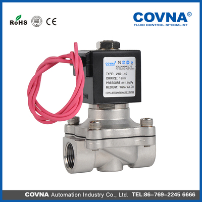 科威纳常闭型不锈钢电磁阀