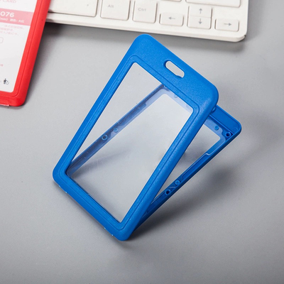 优和6076双面透明工牌工作卡厂牌小学生证件套卡套带挂绳定制logo