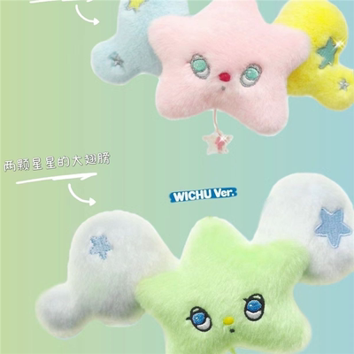 pochu带翅膀星挂件wis花