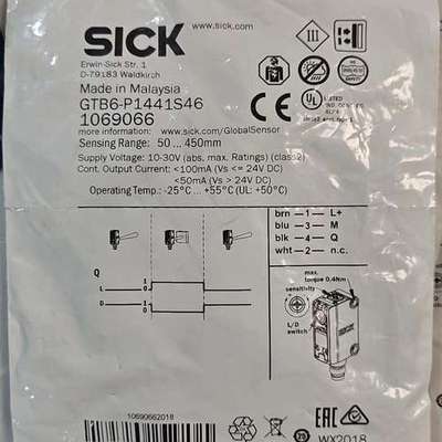 适用光电传感器GTB6-P1441S46，货号1069066议价