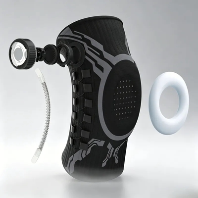 Adjustable Compression Knee Support – Knob Design Patella